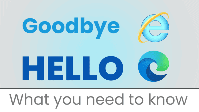 Goodbye Internet Explorer, Hello Edge